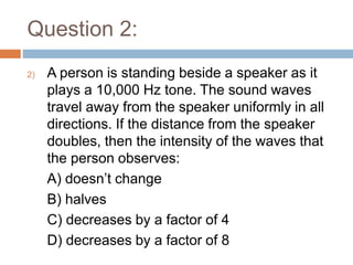 Physics 101 LO4 - Power and Intensity | PPTX
