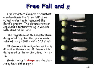 Velocity And acceleration | PPTX