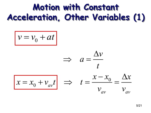 Velocity And acceleration | PPTX | Physics | Science
