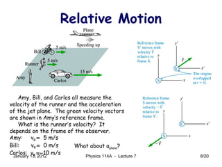 Relative motion and relative speed | PPT