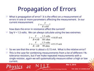 Error analysis techniques and observations.ppt