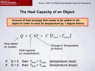 Physics 1809 Fall 2012 Heat and Temperature.ppt