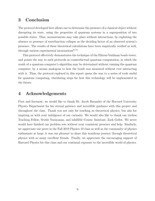 Quantum Interrogation: Interaction-Free Determination of Existence ...