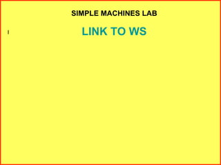 Physics1b experiments: Simple Machines- Detailed lab experiments ...