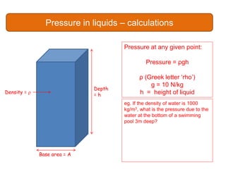 Physics 1 Density and Pressure Edexcel Physics | PPTX
