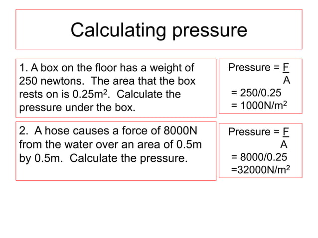 Physics 1 Density and Pressure Edexcel Physics | PPTX | Chemistry | Science