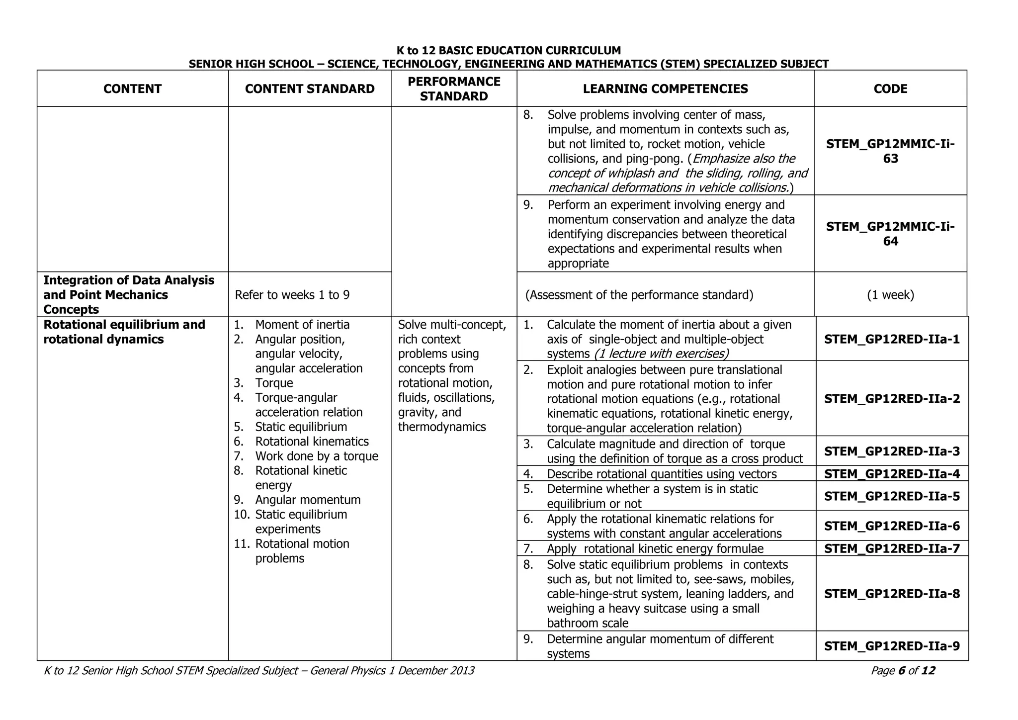 GENERAL PHYSICS 1 TEACHING GUIDE | PDF