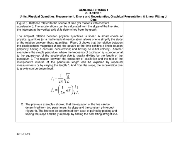 GENERAL PHYSICS 1 TEACHING GUIDE | PDF | Professional School ...