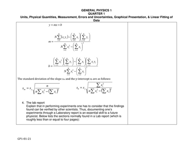 GENERAL PHYSICS 1 TEACHING GUIDE | PDF | Professional School ...