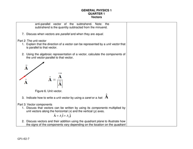 GENERAL PHYSICS 1 TEACHING GUIDE | PDF | Professional School ...
