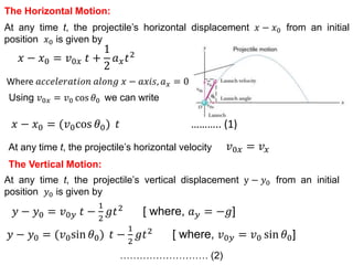 Presentation on Projectile Motion AIUB Physics | PPTX