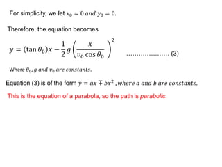 Presentation on Projectile Motion AIUB Physics | PPTX