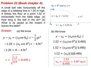 Presentation on Projectile Motion AIUB Physics | PPTX