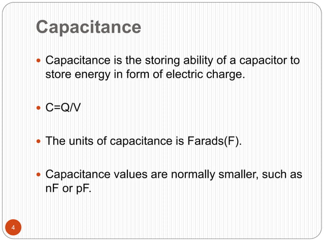 Capacitor & Capacitance | PPTX