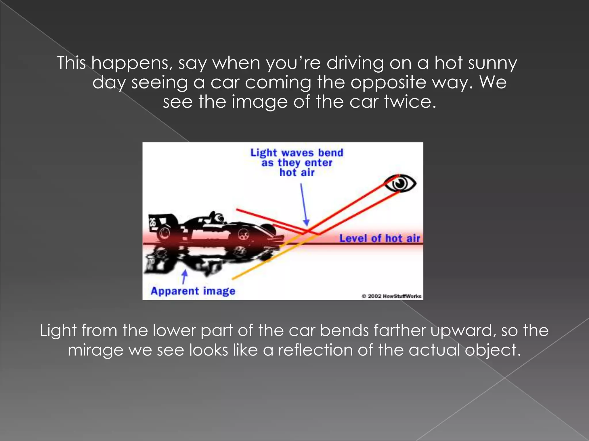 Physics - Optical Illusions & Mirages | PPTX