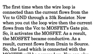 WIRE BREAK CIRCUIT ALARAM | PPTX