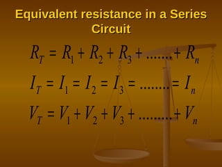 Electric Current Formula