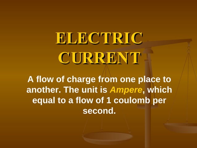 Electric Current | PPT