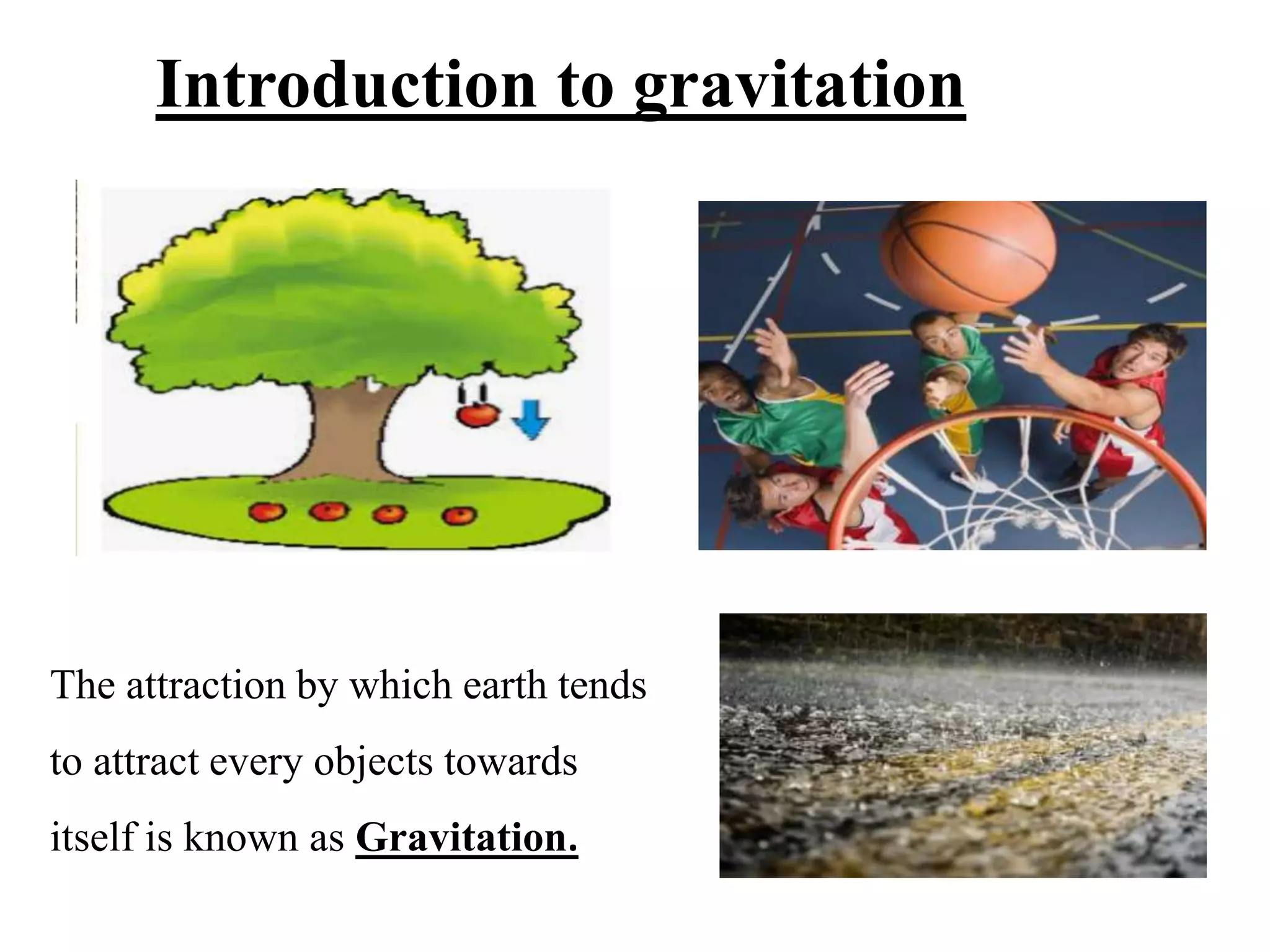 Gravitation slideshare | PPTX