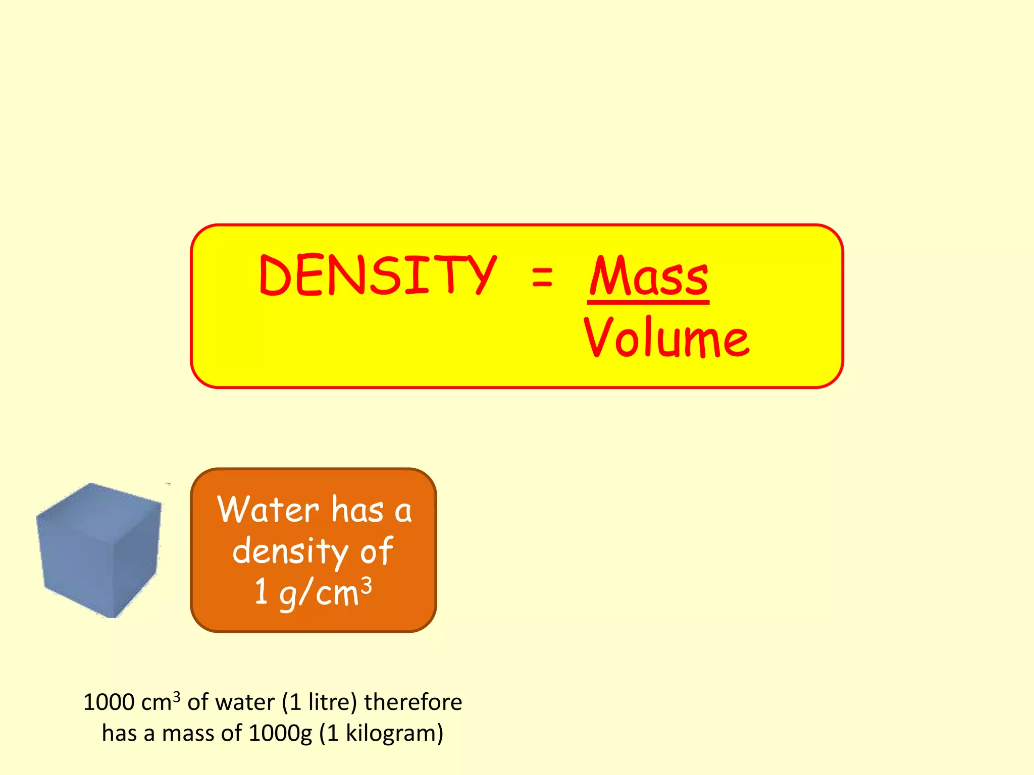 Physics 4 - Density.pptx | Physics | Science