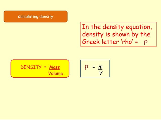 Physics 4 - Density.pptx | Physics | Science
