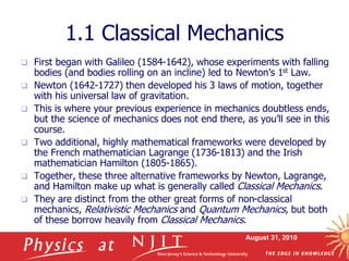 physics430_lecture01.ppt | Physics | Science