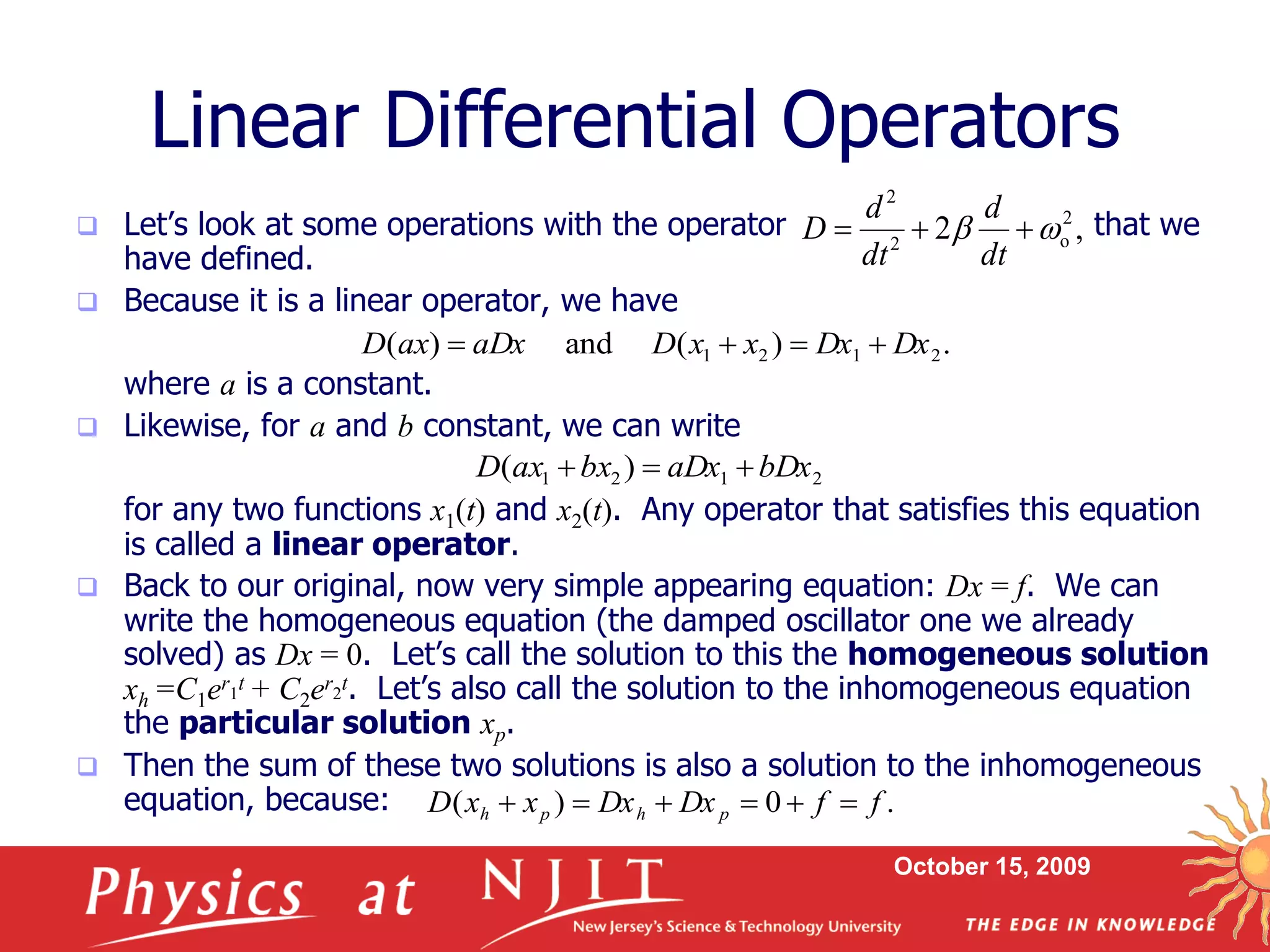 Driven Oscillation | PPT