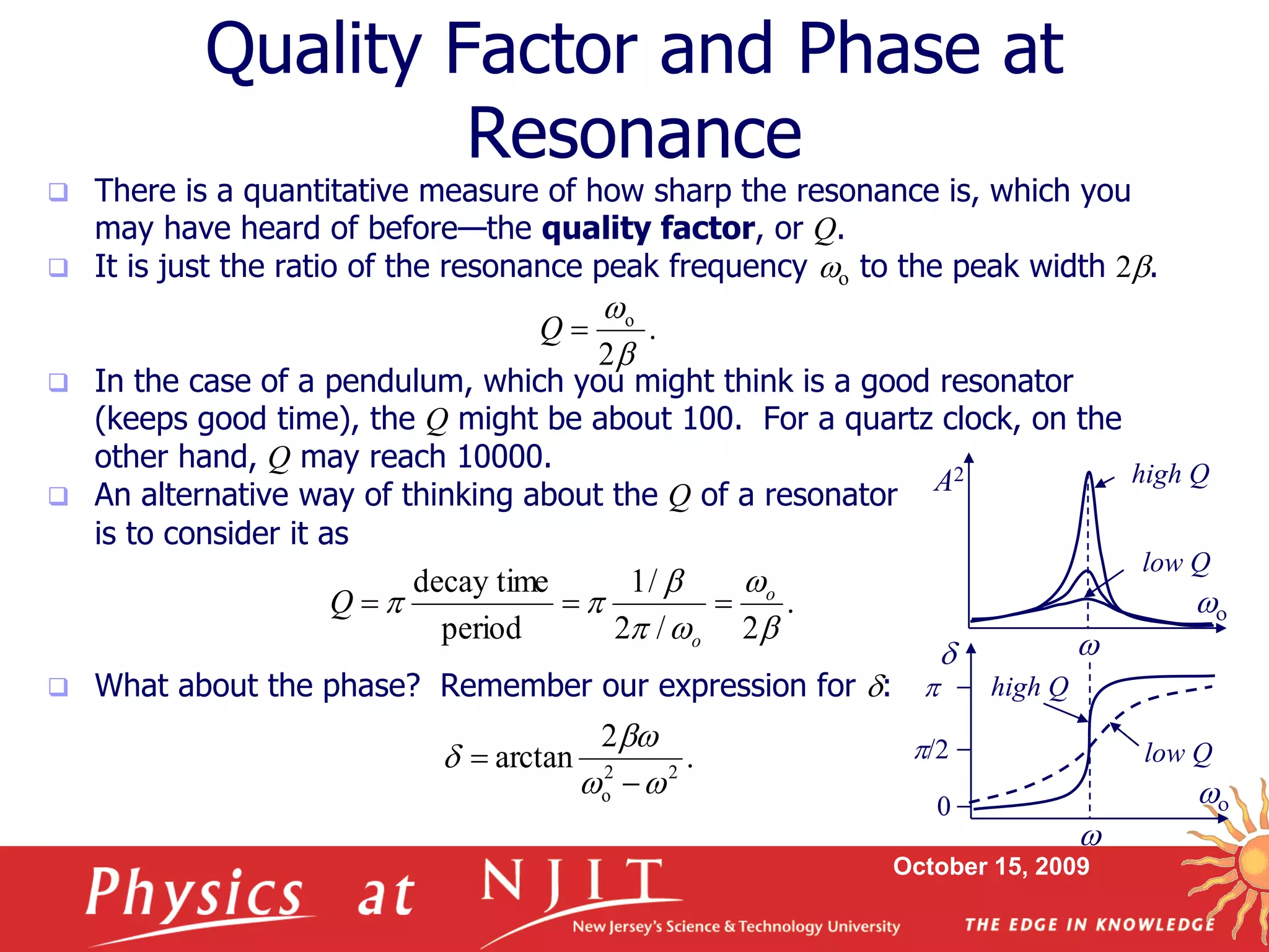 Driven Oscillation | PPT
