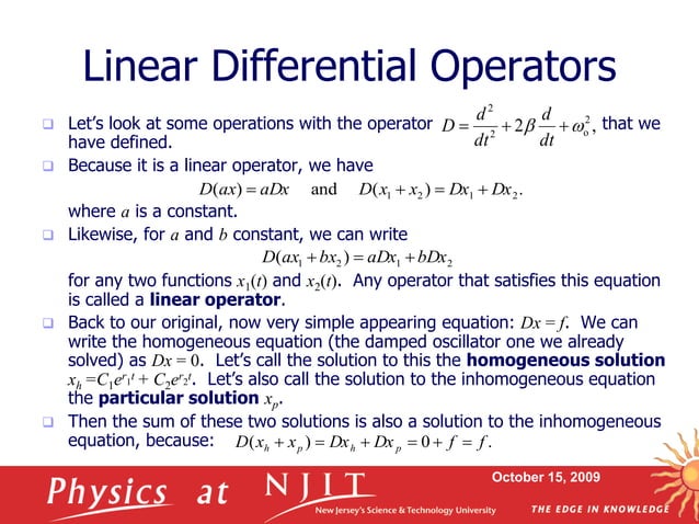 Driven Oscillation | PPT