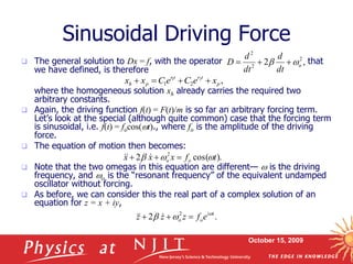 Driven Oscillation | PPT