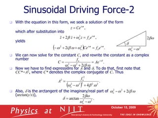 Driven Oscillation | PPT