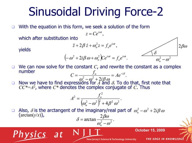 Driven Oscillation | PPT