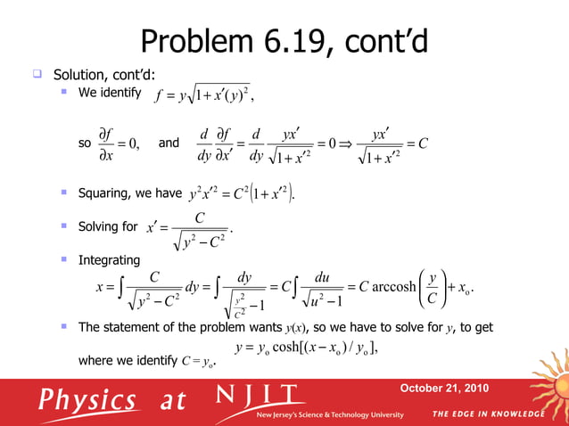 Lagrange's Theorem | PPT