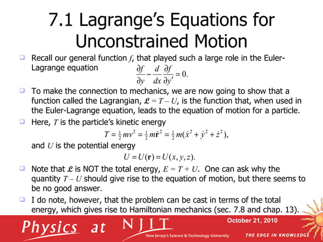 Lagrange's Theorem | PPT