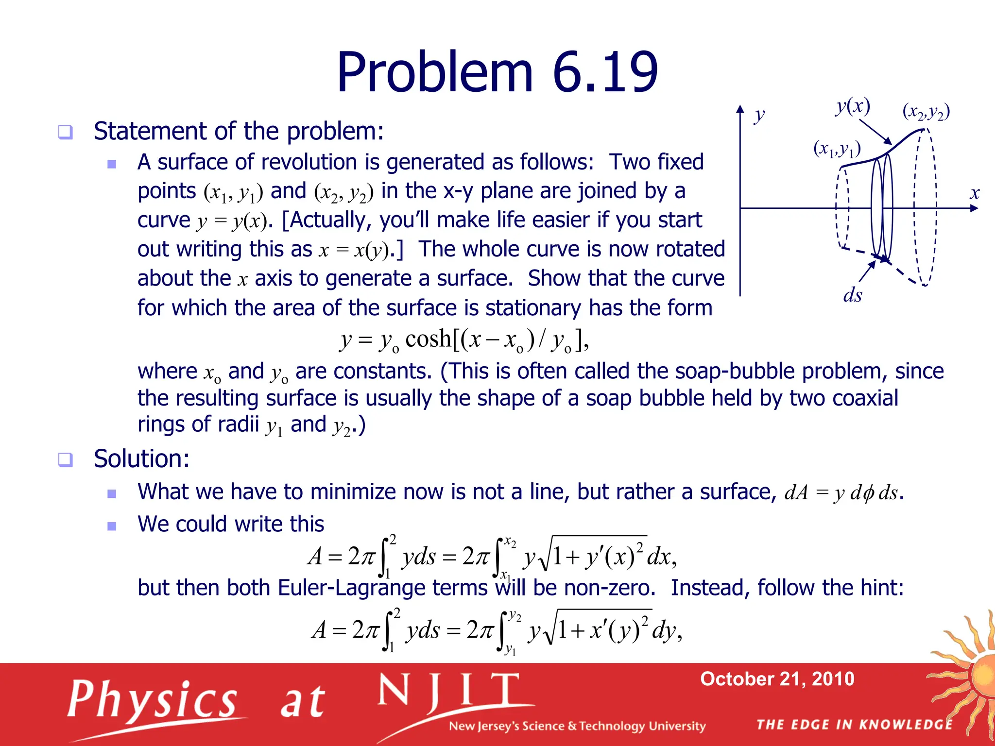 physics430_lecture15.ppt Dale. E. Gary Lagrange Equations | PPT