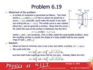 physics430_lecture15.ppt Dale. E. Gary Lagrange Equations | PPT ...