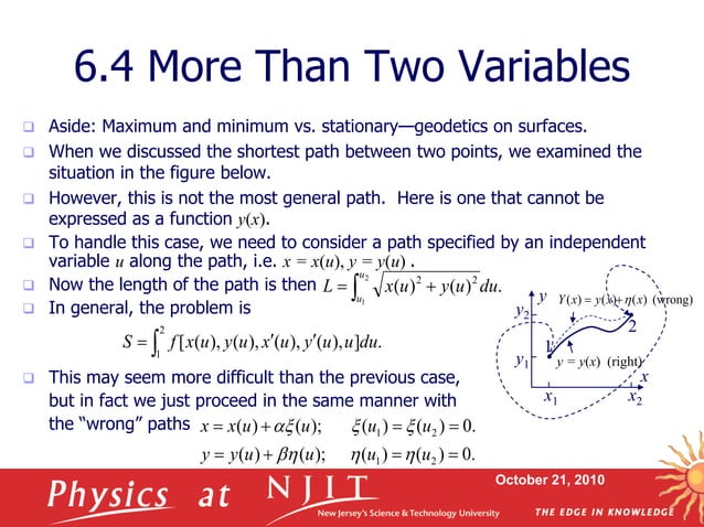 physics430_lecture15.ppt Dale. E. Gary Lagrange Equations | PPT | Physics | Science