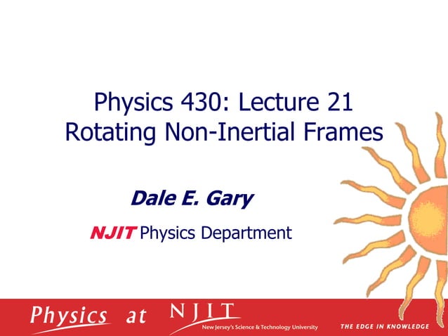 physics430_lecture21 for students chemistry | PPT