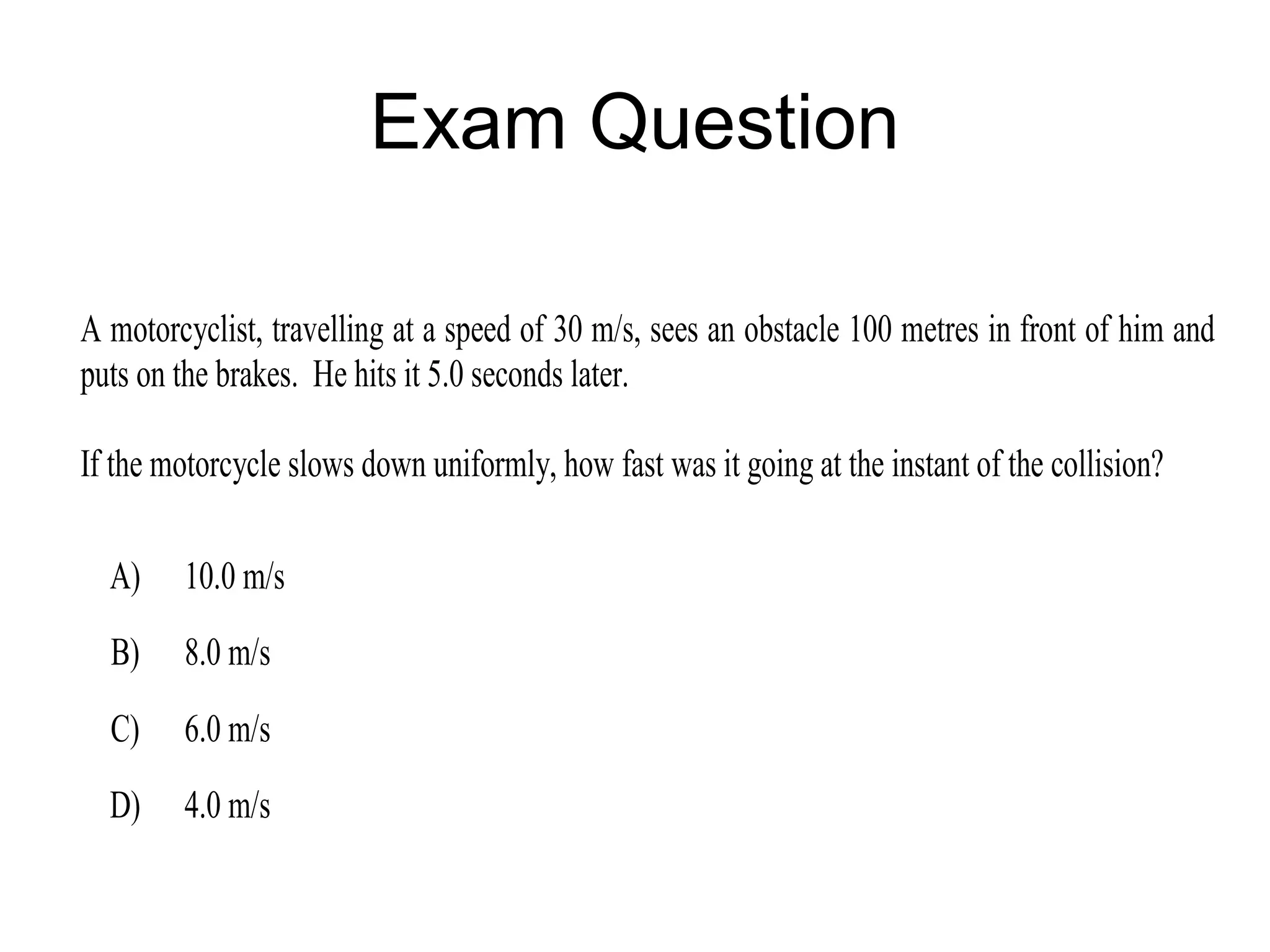 Physics 504 Chapter 10 Uniformly Accelerated Rectilinear Motion | PPT