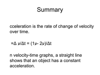 Physics 504 Chapter 10 Uniformly Accelerated Rectilinear Motion | PPT