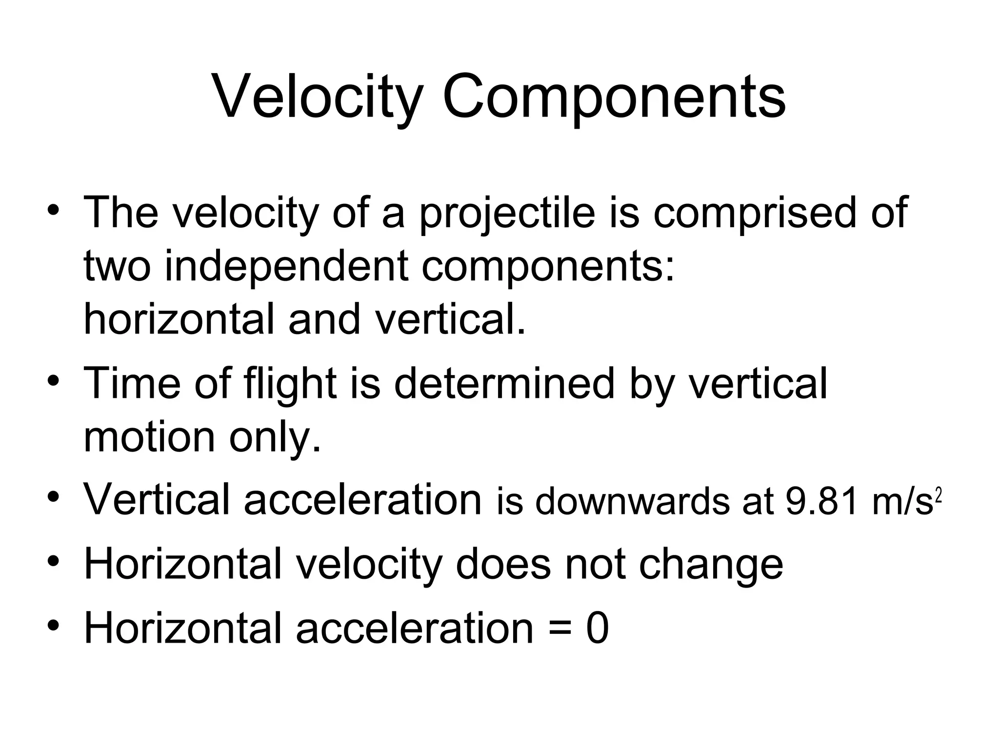 Physics 504 Chapter 11 The Motion of Projectiles | PPT
