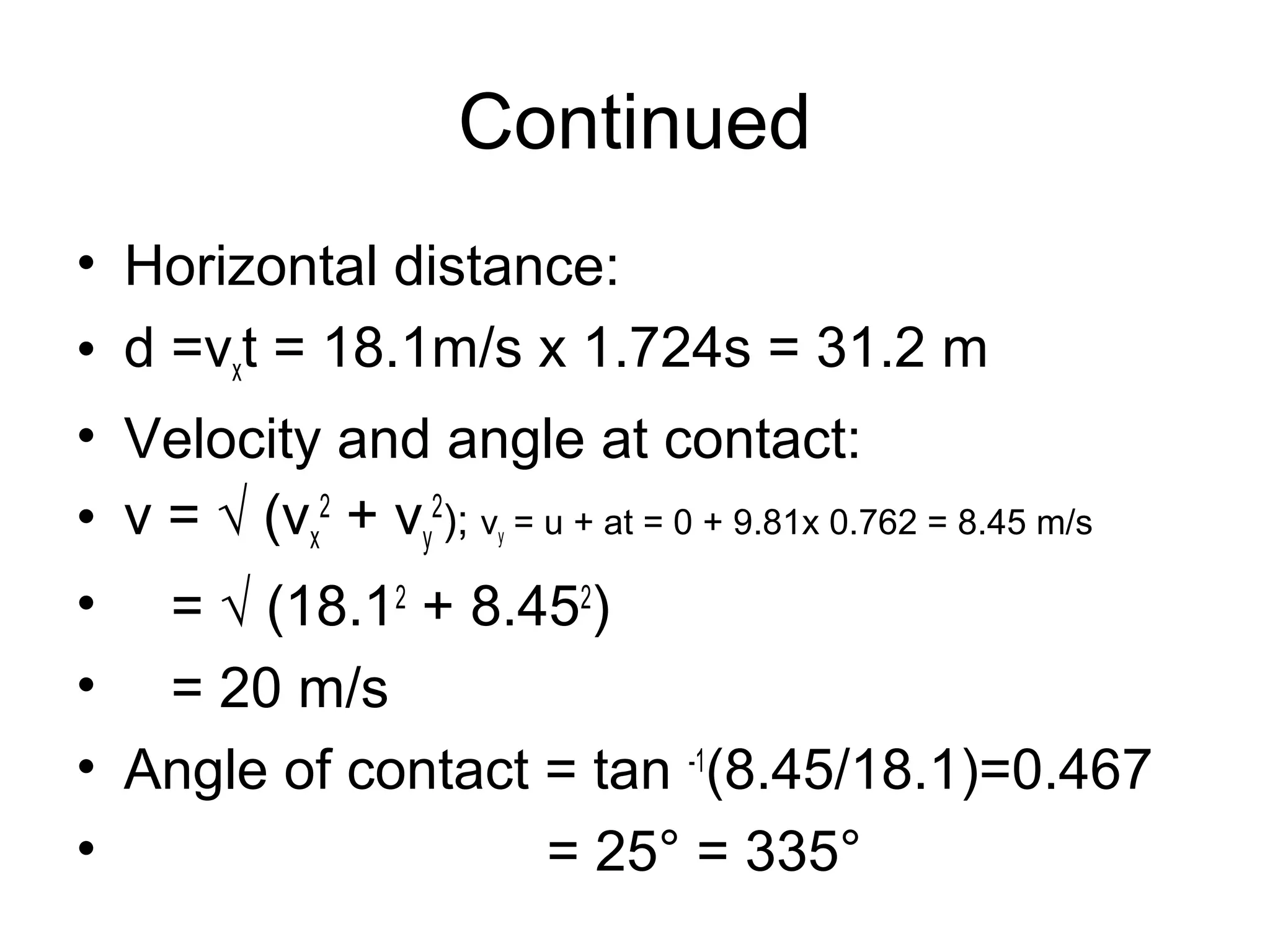 Physics 504 Chapter 11 The Motion of Projectiles | PPT