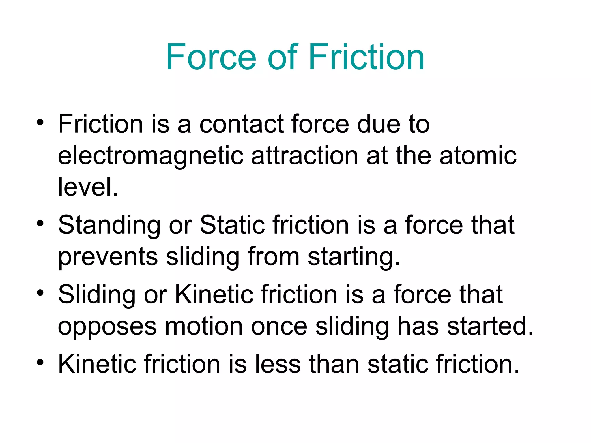Physics 504 Chapter 12 & 13 Different Types of Forces | PPT
