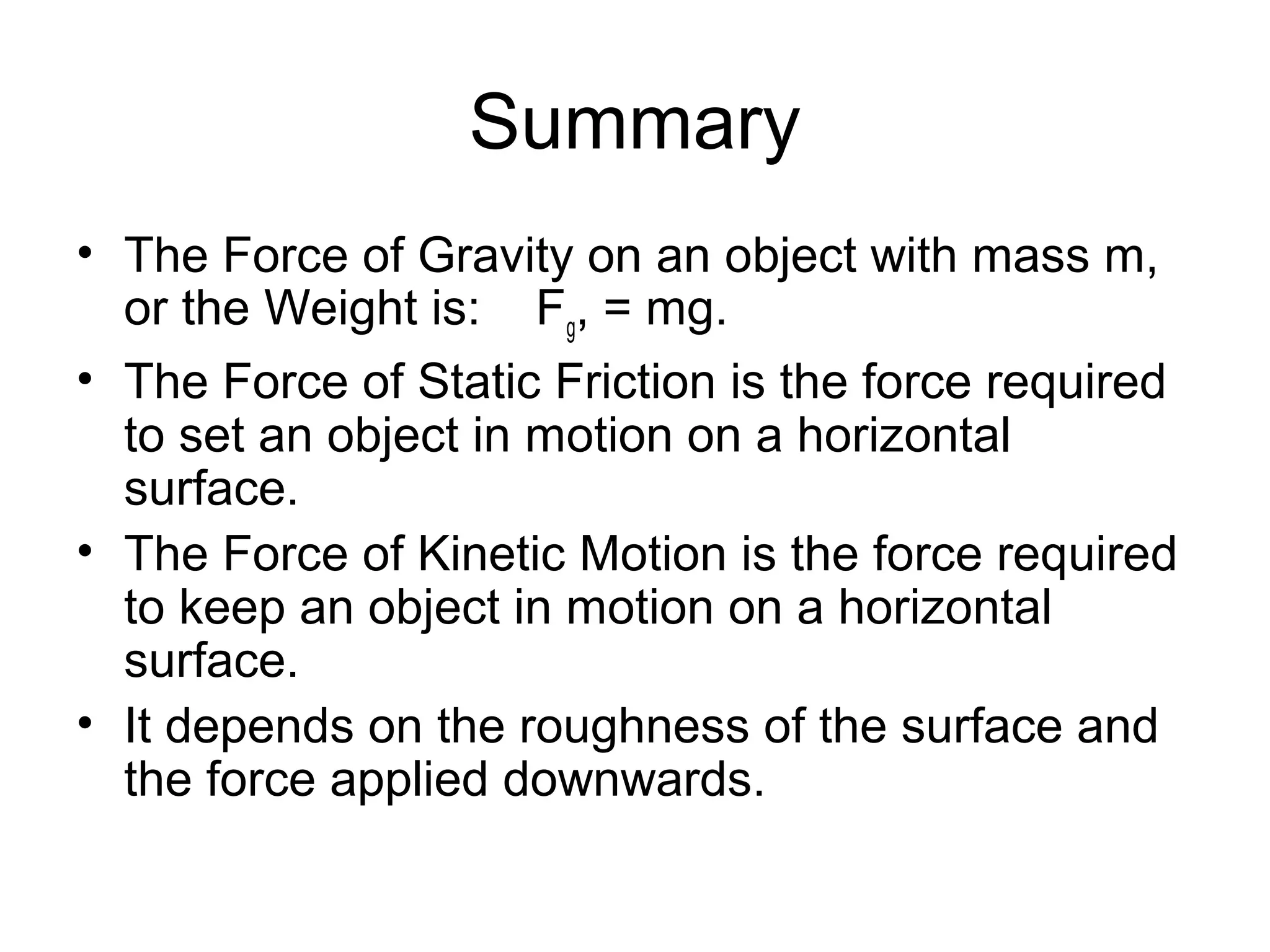 Physics 504 chapter 12 & 13 different types of forces | PPT