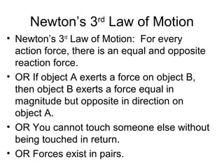 Physics 504 Chapter 14 Newton's Laws & Rocketry | PPT