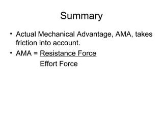 Physics 504 Chapter 15 Simple Machines | PPT