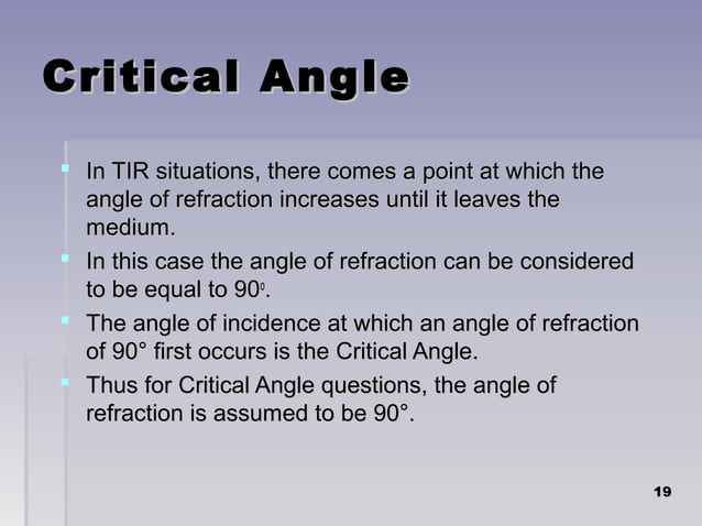 Physics 504 chapter 3&4 refraction & lenses | PPT