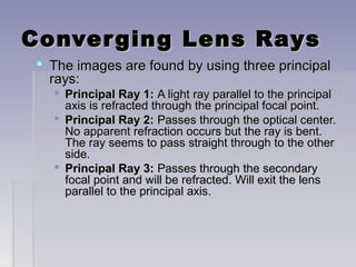 Physics 504 chapter 3&4 refraction & lenses | PPT