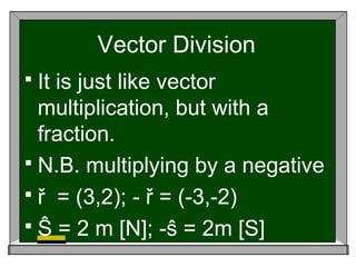 Physics 504 Chapter 8 Vectors | PPT