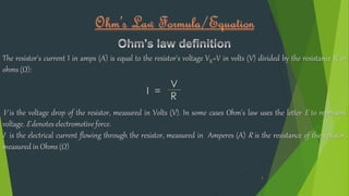 Ohm's Law | PPTX